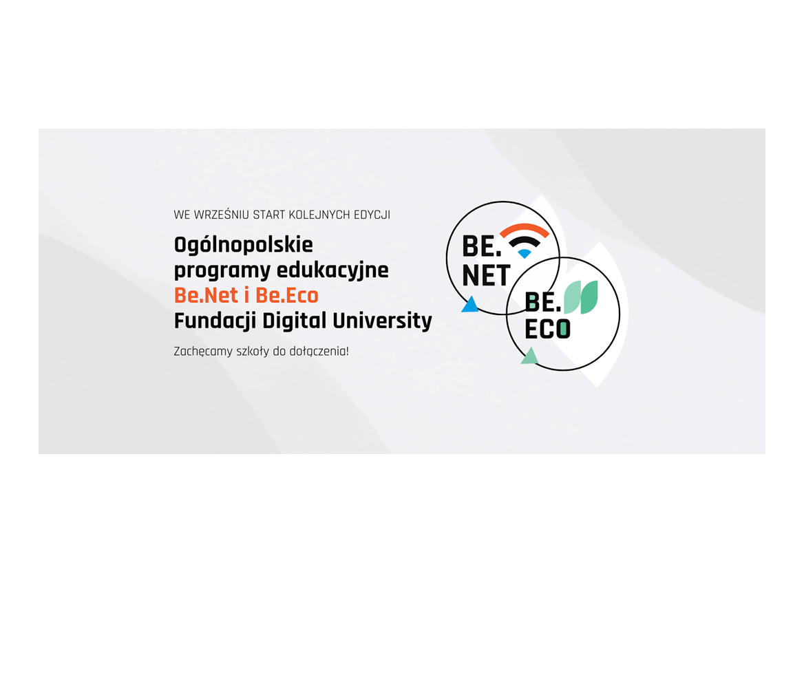 Bezpłatne Programy Edukacyjne Be.net i Be.eco / Pcen